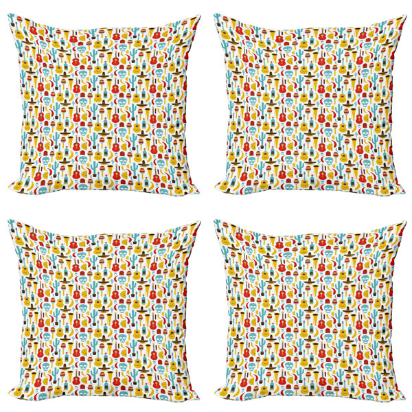 East Urban Home Kissenbezug, Mexican Items, Dia De Los Muertos, Mehrfarbig | Wayfair.de